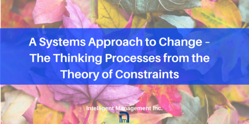 A Systems Approach to Change – The Thinking Processes from the Theory ...